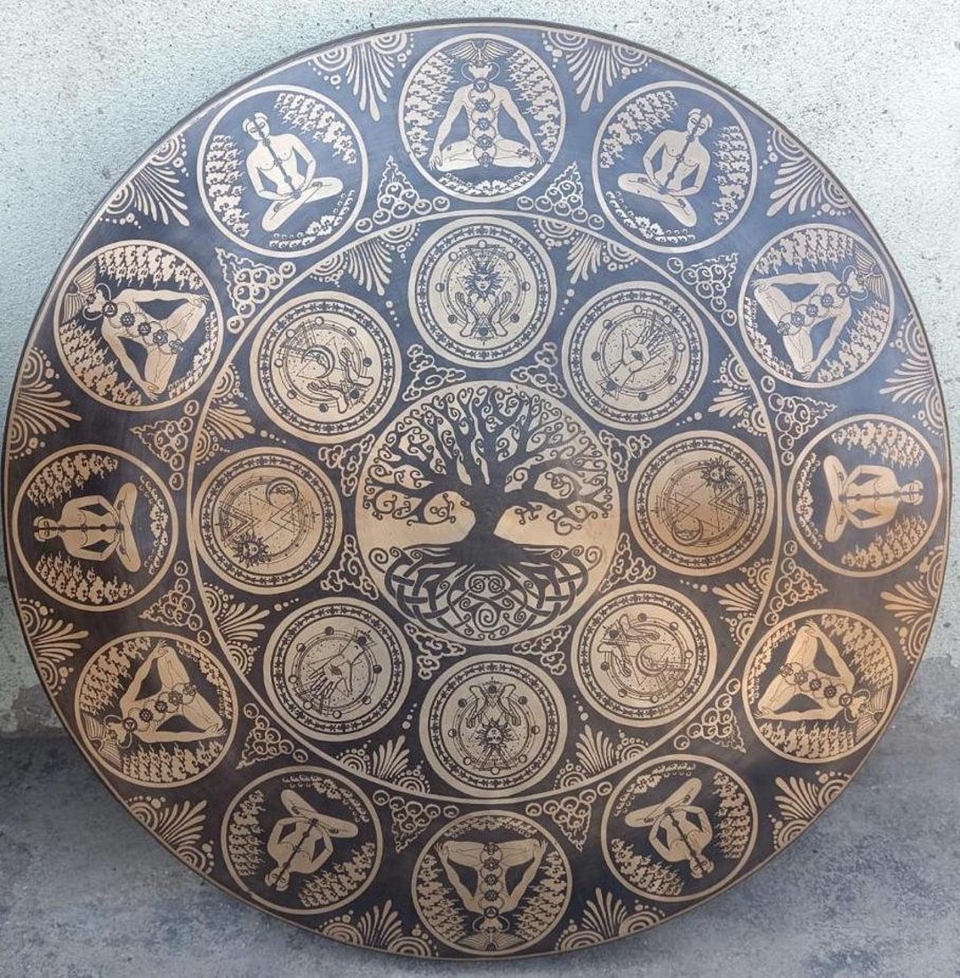 Extra Large Tree of Life Gong | Deep Sound Vibration Gong | Yoga ...