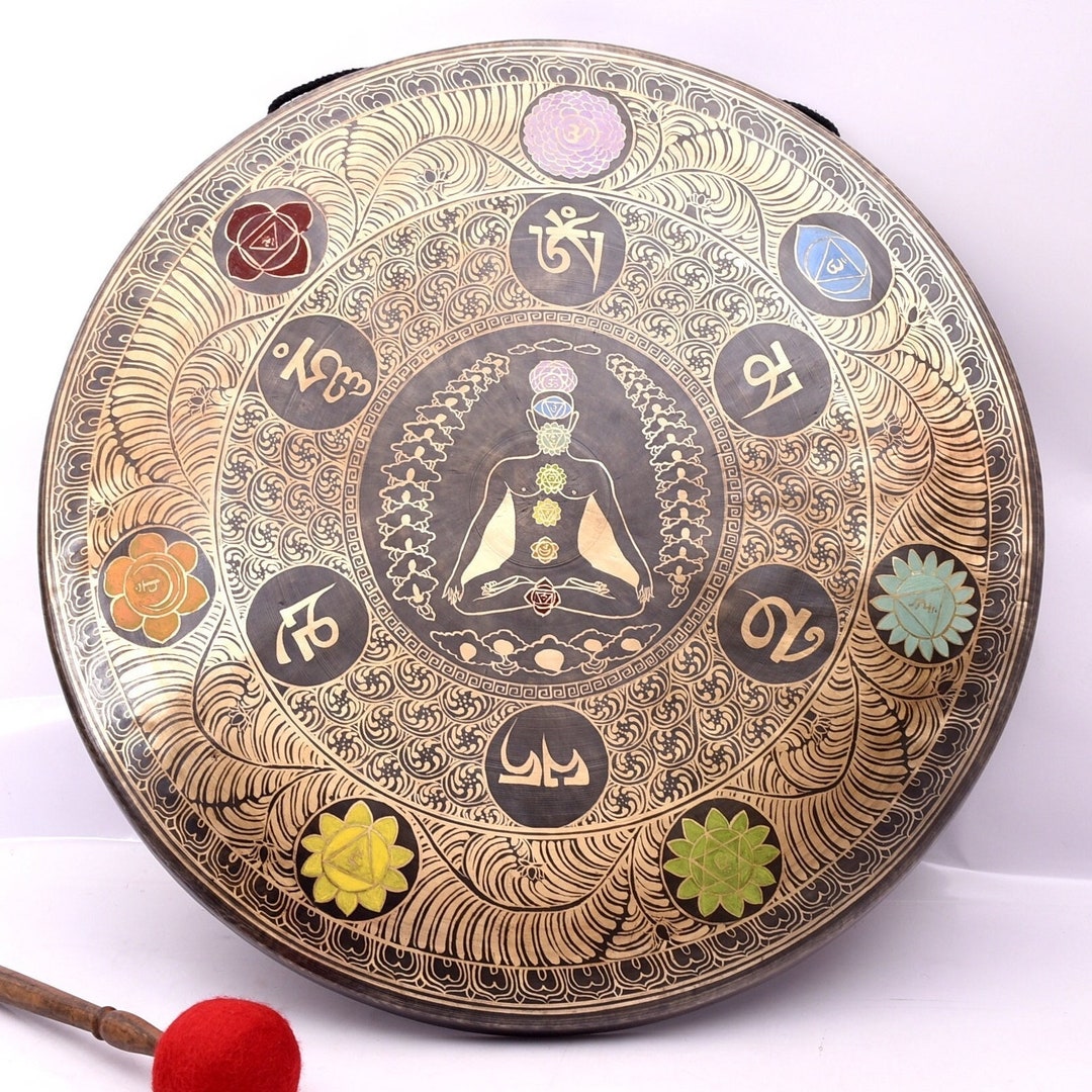 60 CM Diameter Gong | Tibetan Gong | Yogi Crafted Gong | Deep Sound ...