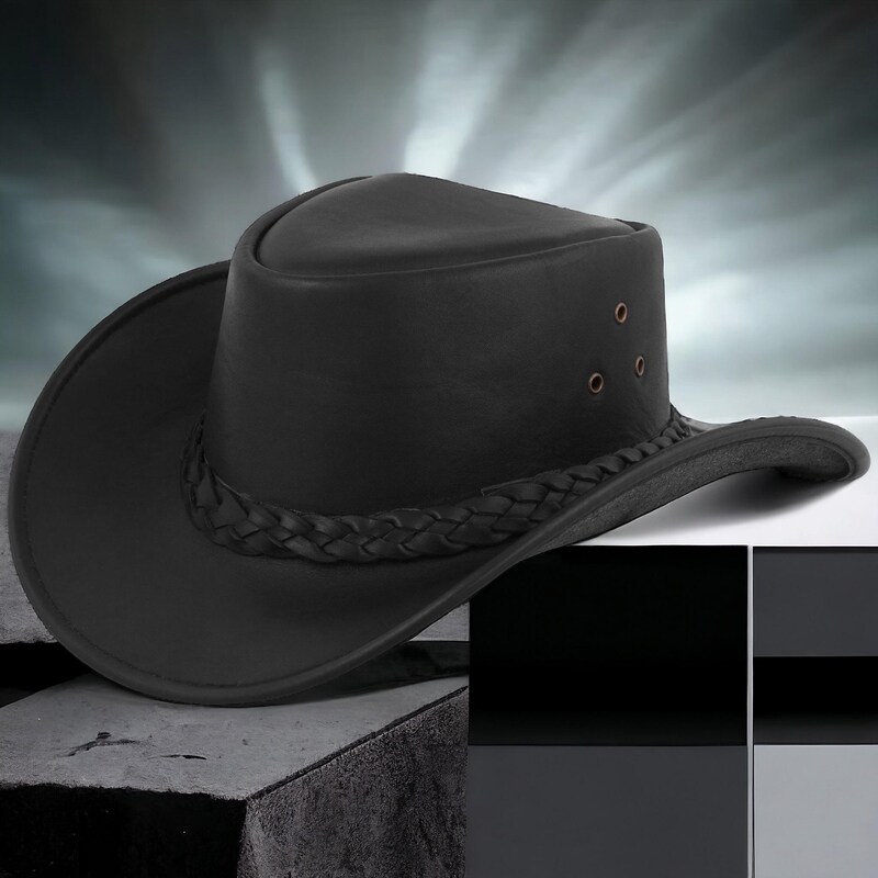 Black Cowboy Hat - Etsy