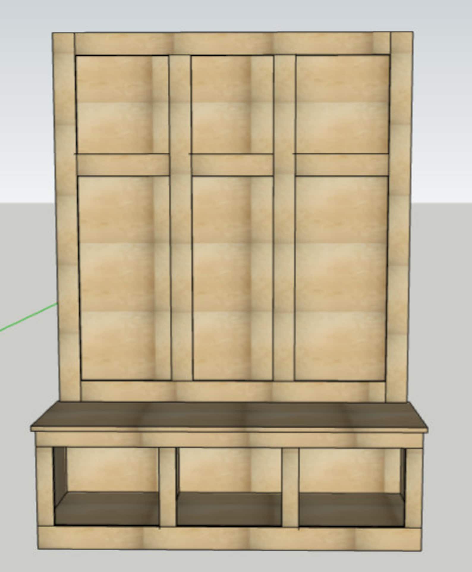 Hall Tree DIY Woodworking Plans - Etsy