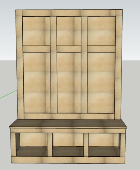 Hall Tree DIY Plans, Hall Tree, Woodworking Plans, Home Decor - Etsy