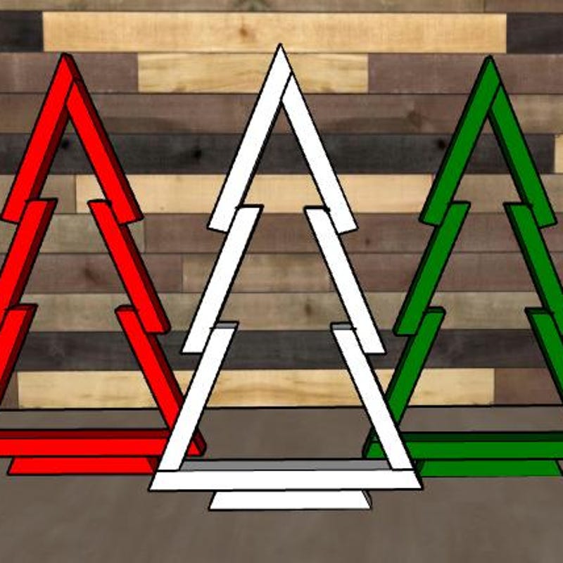 2x4 Christmas Tree - Etsy