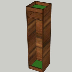 DIY Golf Locker Plans, Golf Storage Organizer, Club Locker Blueprints ...
