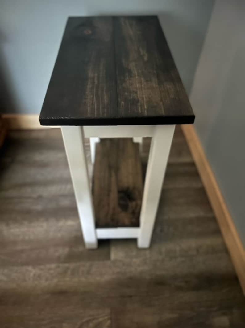 Simple Farmhouse End Table Plans / Instruction Manual / DIY Plans ...