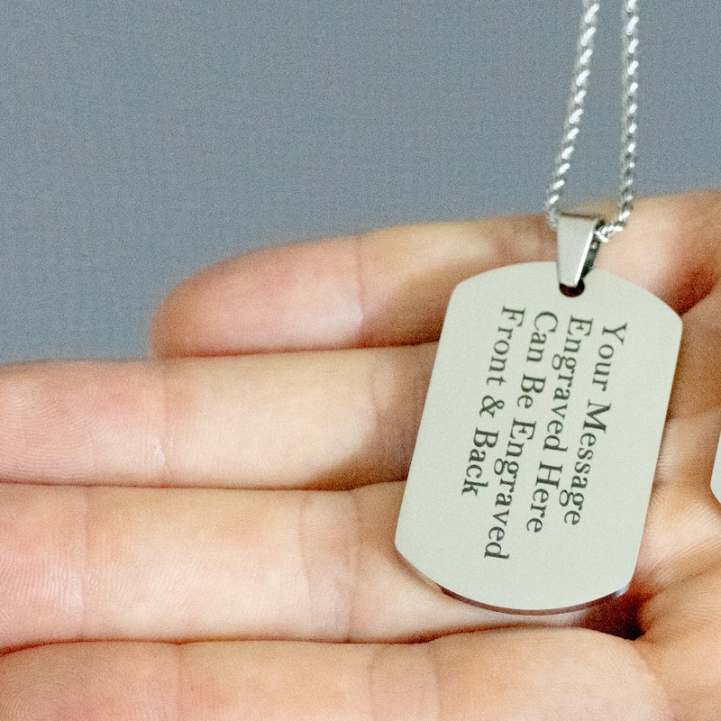 Custom Men Dog Tags - Etsy