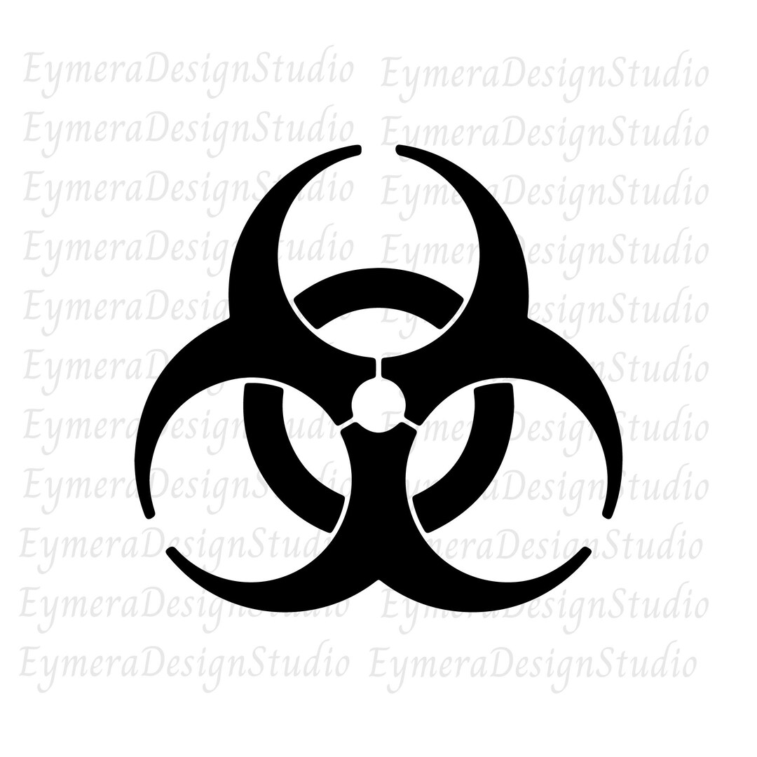 Biohazard SVG Files, Biohazard Warning Symbol Cut Files,svg,png,jpg,ai ...