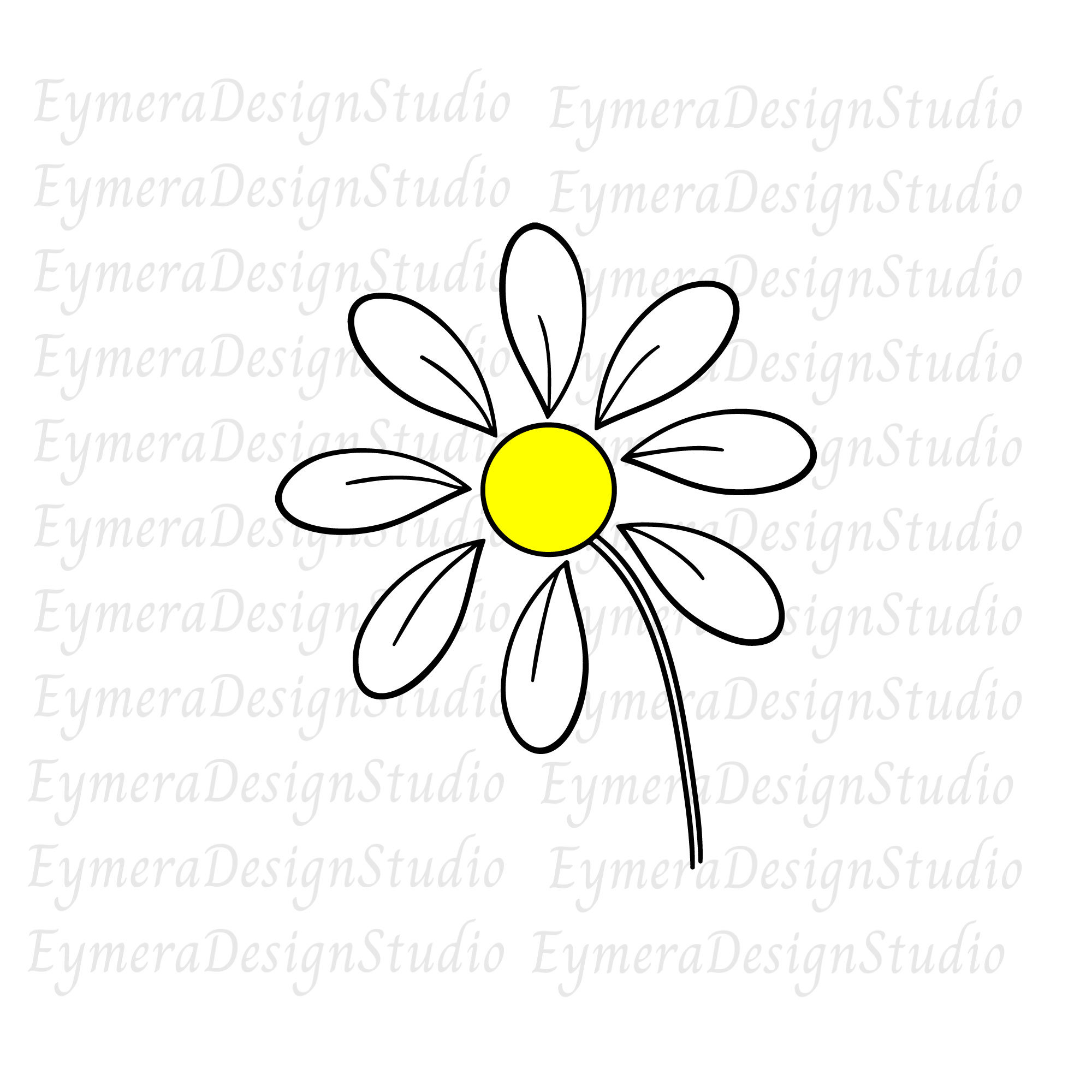 Daisy Flower, Daisy SVG, Daisy PNG, Vector Cut File, Sublimation, Daisy ...