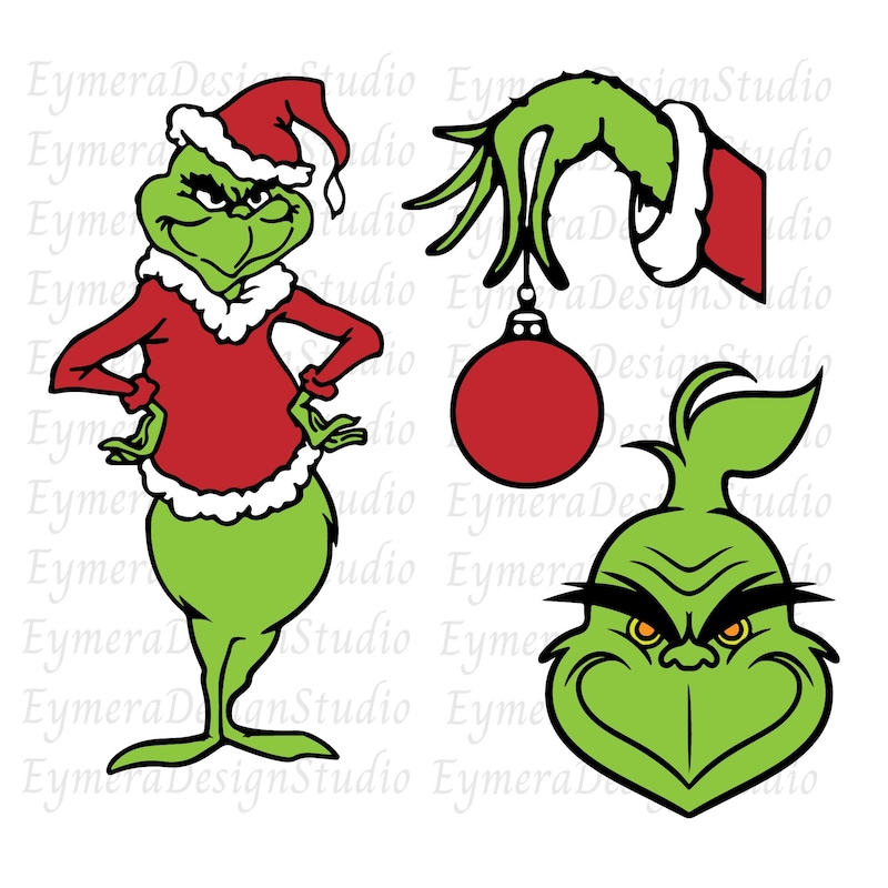 Grinch Tree Topper - Etsy