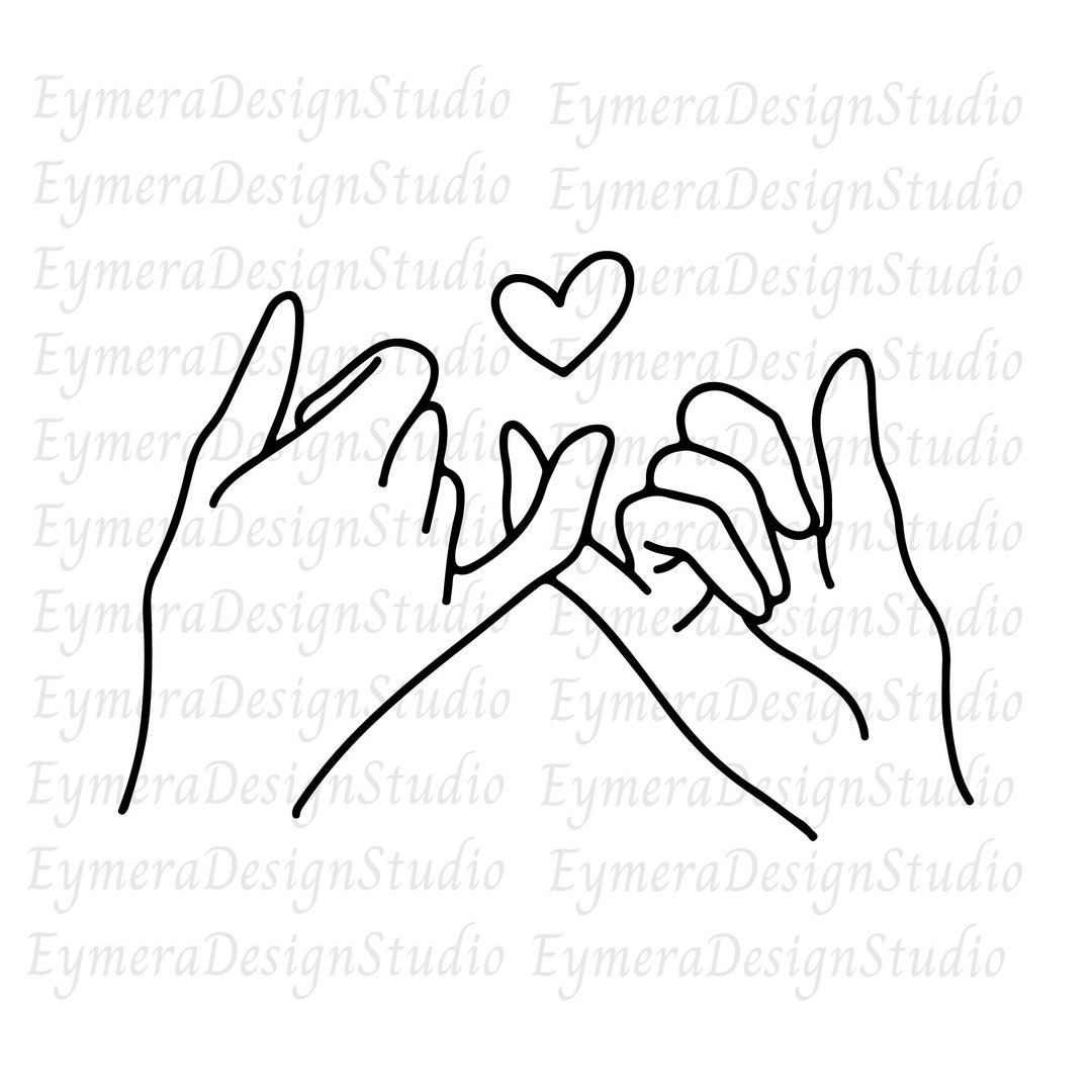 Besties Couple Hands SVG, Best Friends Svg, Hand Holding Svg ...