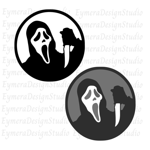 Scream Mask Svg - Etsy