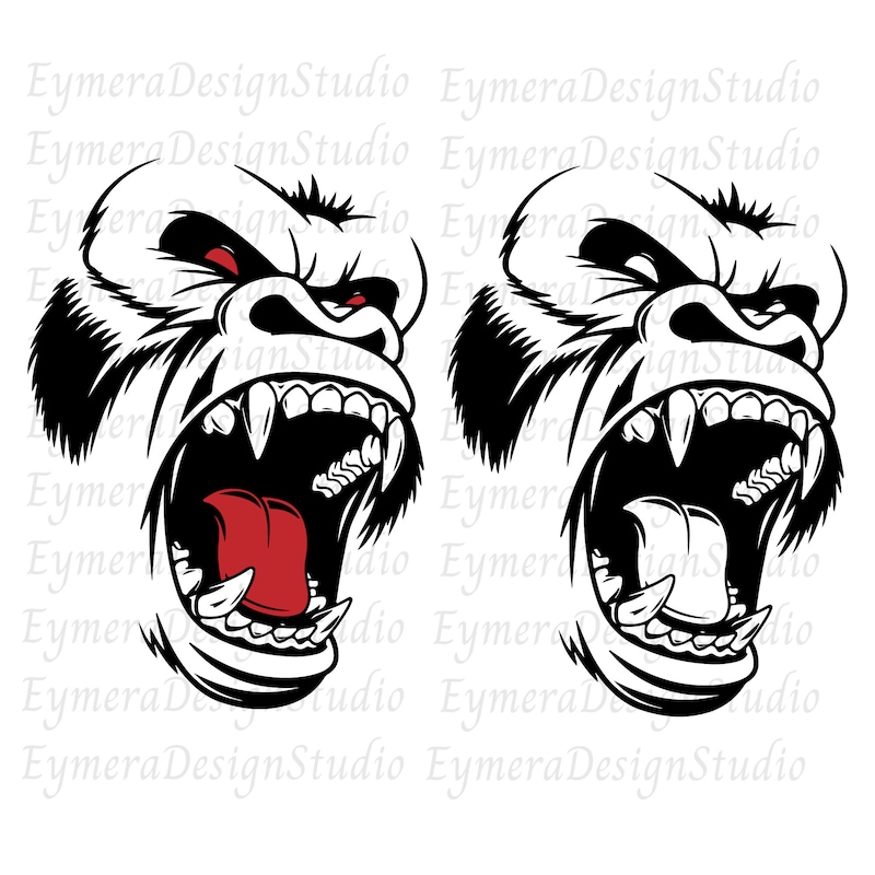 Gorilla Art - Etsy UK