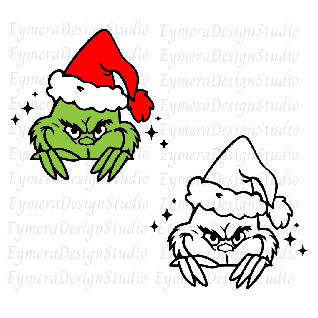 Grinch Cara SVG PNG Cricut Grinch Svg Navidad Svg Grinch - Etsy México