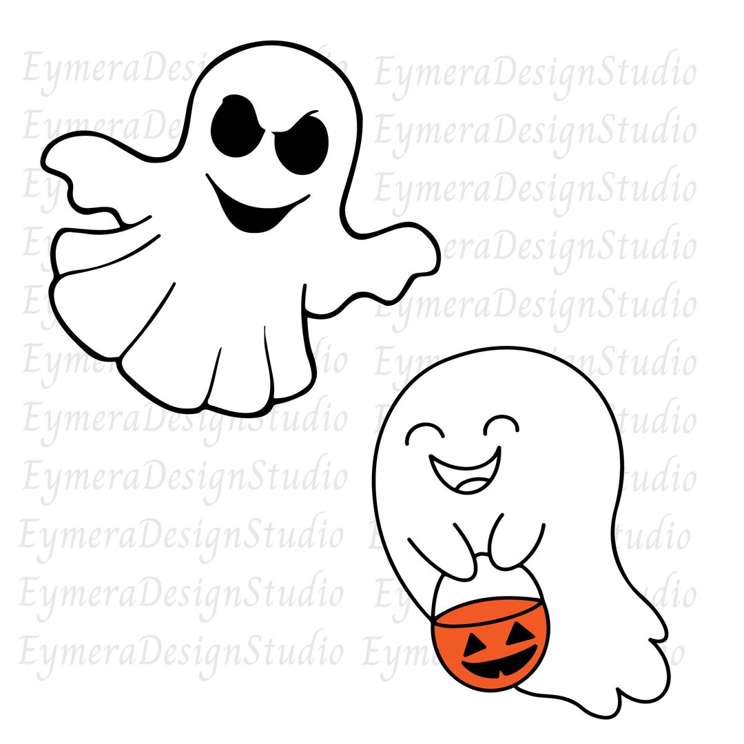 Halloween Ghost Svg, Cute Cute Ghost Svg, Ghost Svg, Halloween Svg ...