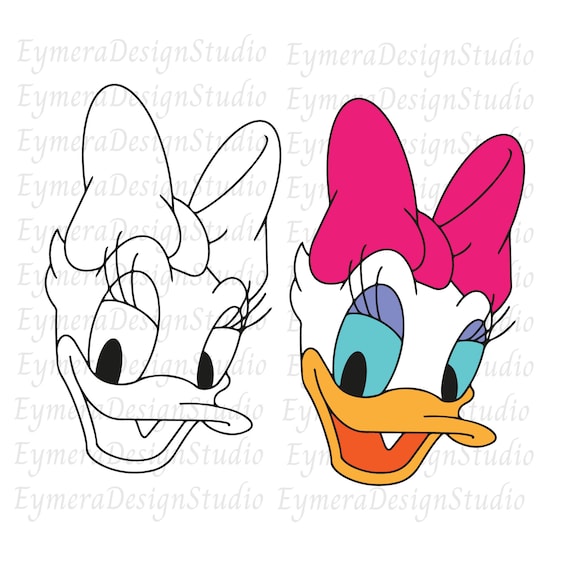 Disney Daisy Face Disney Daisy Duck Big Face Coaster TeeHex
