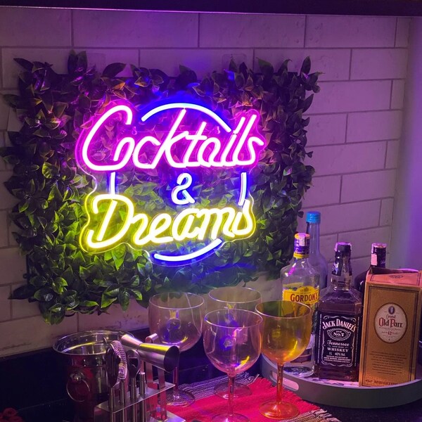 Neon Bar Sign - Etsy