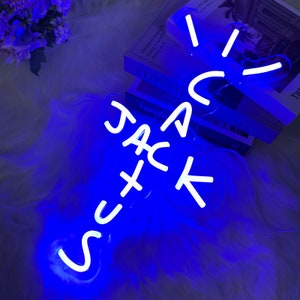 Neon Sign Wall Decor Cactus Jack Neon Sign Neon Sign Light Neon Wall ...