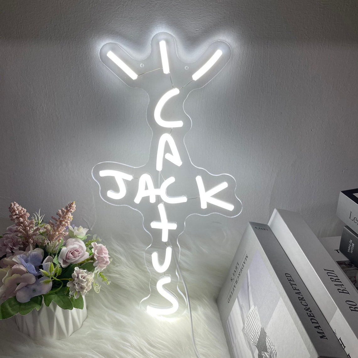Neon Sign Wall Decor Cactus Jack Neon Sign Neon Sign Light Neon Wall ...