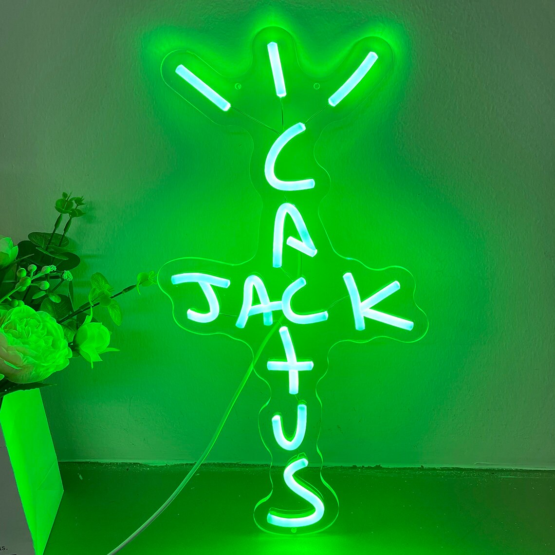 Neon Sign Wall Decor Cactus Jack Neon Sign Neon Sign Light Neon Wall ...