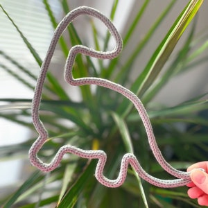 3 Handmade Knitted Wire Dinosaur’s | Nursery Decor | Birthday Present ...