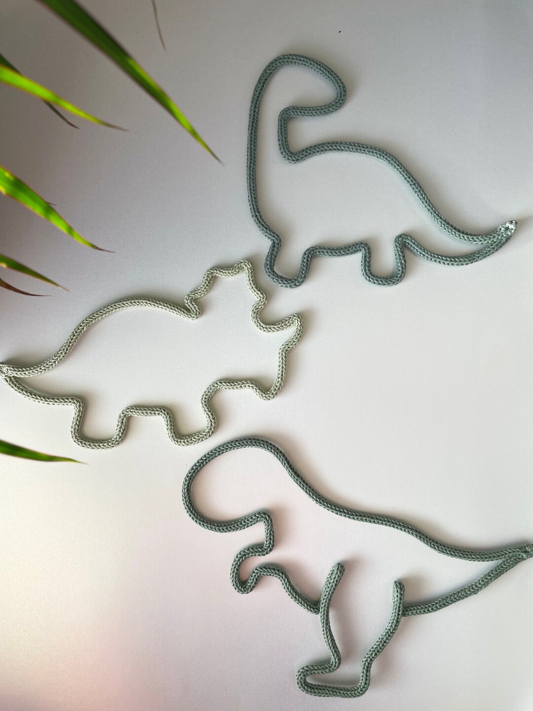 3 Handmade Knitted Wire Dinosaur’s | Nursery Decor | Birthday Present ...