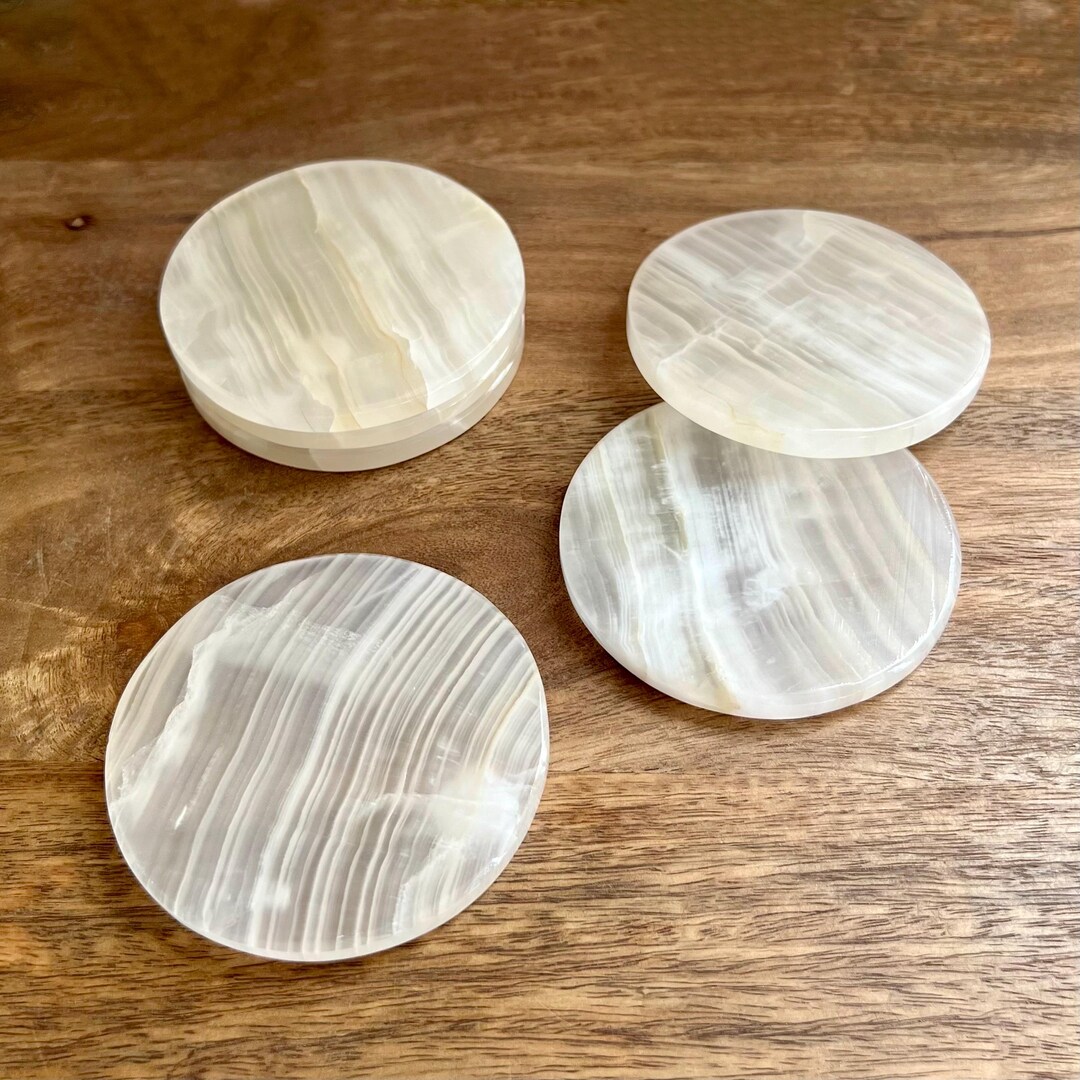 Onyx Coasters Set of 6 - Etsy