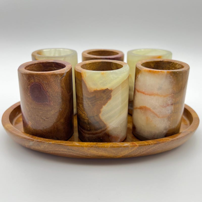 Stone Shot Glasses - Etsy