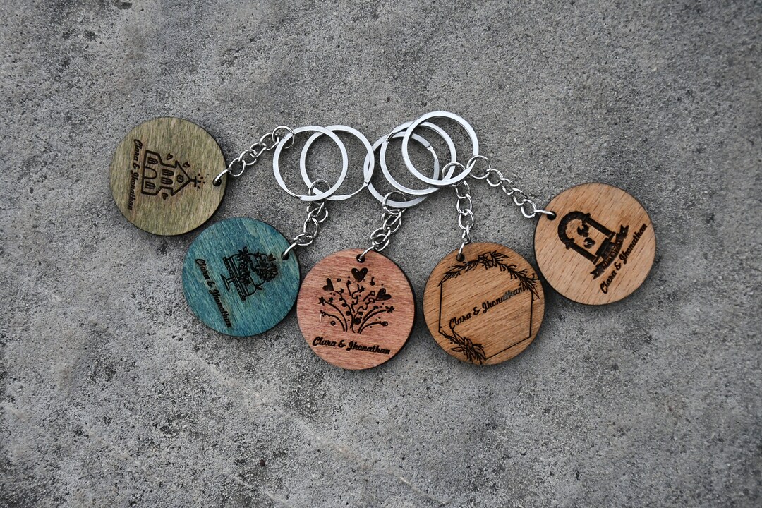 Personalized Wooden Keychain,best Gift, Custom Wood Key Chain ...