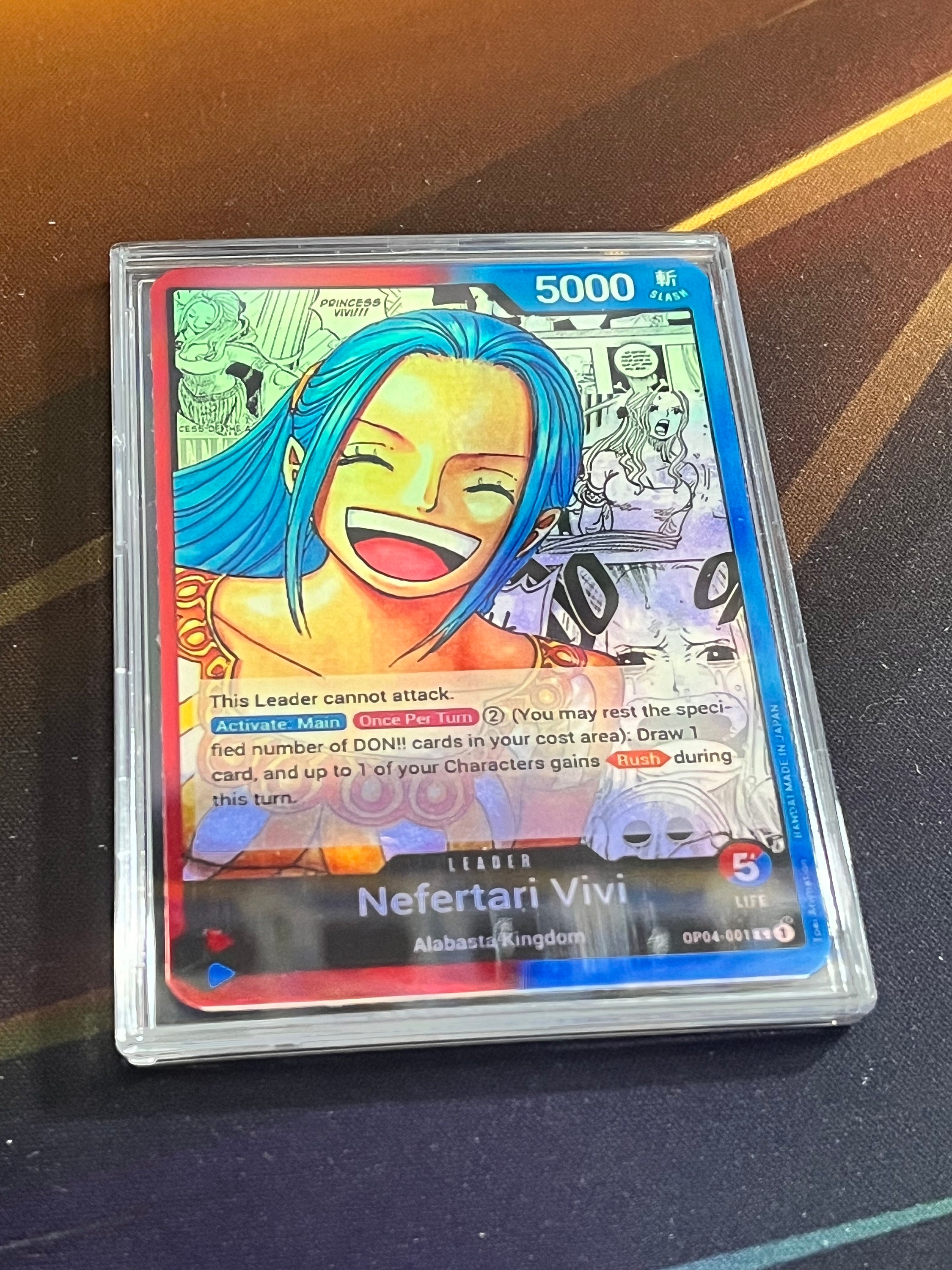 One Piece Tcg Custom Holo Leader Cards Etsy