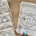 Color Your Own Bag/tote Bag Coloring Activity/kids Activites/kids Art ...