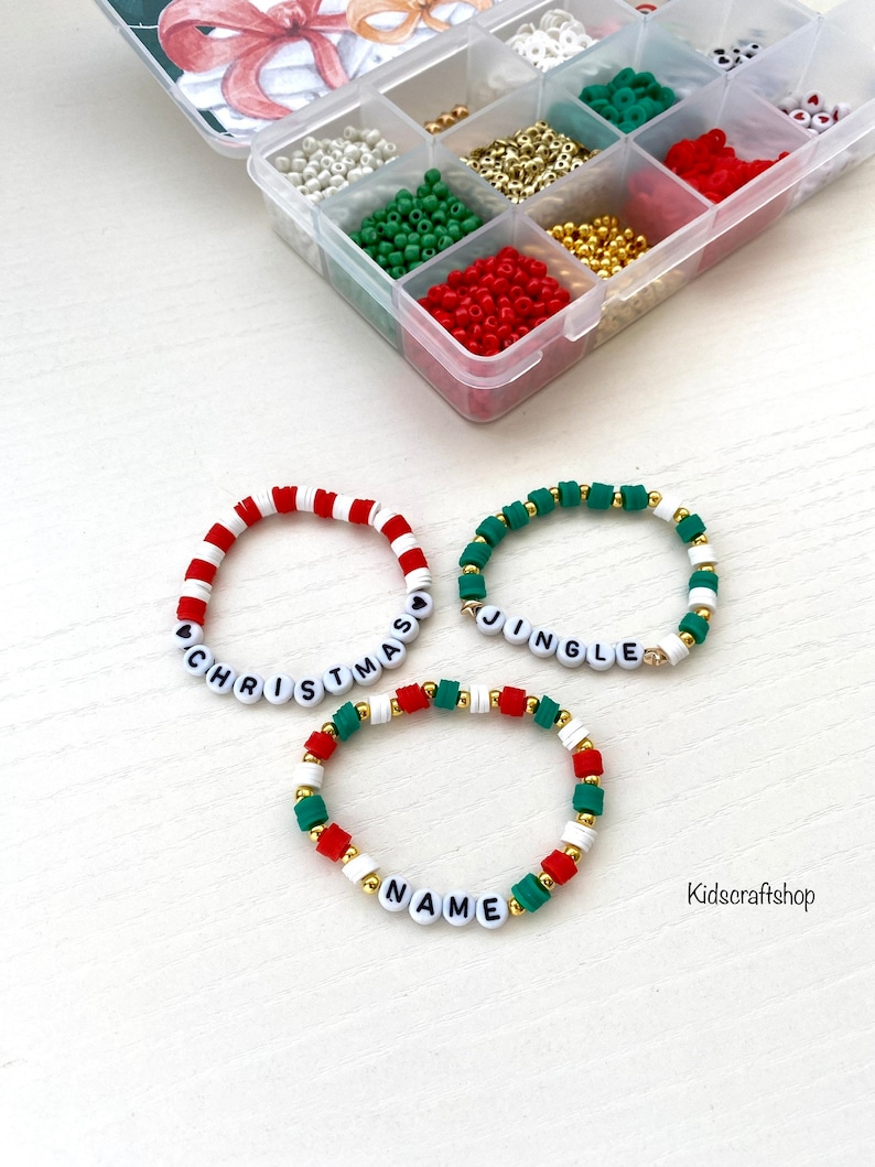 Christmas Kids Bracelet Making Kit/bracelet Kits for Girls/bracelet Kit ...