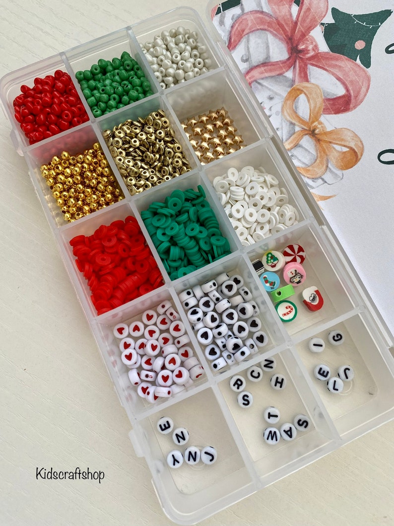 Christmas Kids Bracelet Making Kit/bracelet Kits for Girls/bracelet Kit ...