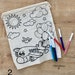 Color Your Own Bag/tote Bag Coloring Activity/kids Activites/kids Art ...