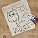 Color Your Own Bag/tote Bag Coloring Activity/kids Activites/kids Art ...