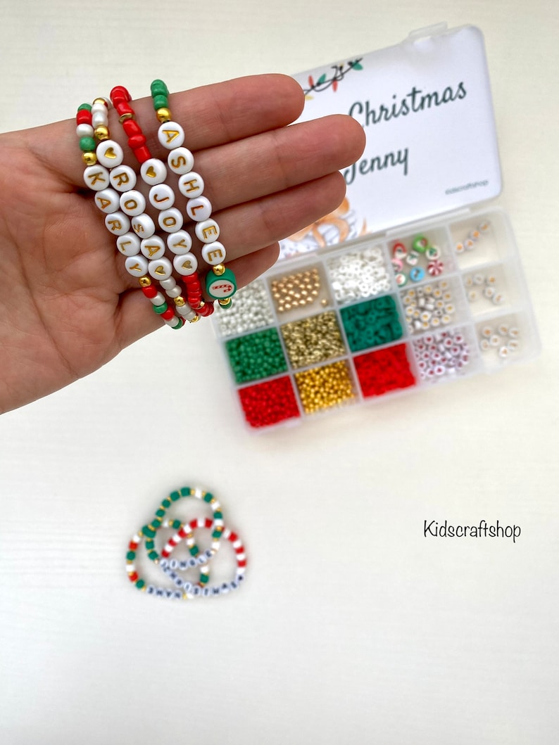 Christmas Kids Bracelet Making Kit/bracelet Kits for Girls/bracelet Kit ...