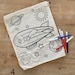 Color Your Own Bag/tote Bag Coloring Activity/kids Activites/kids Art ...