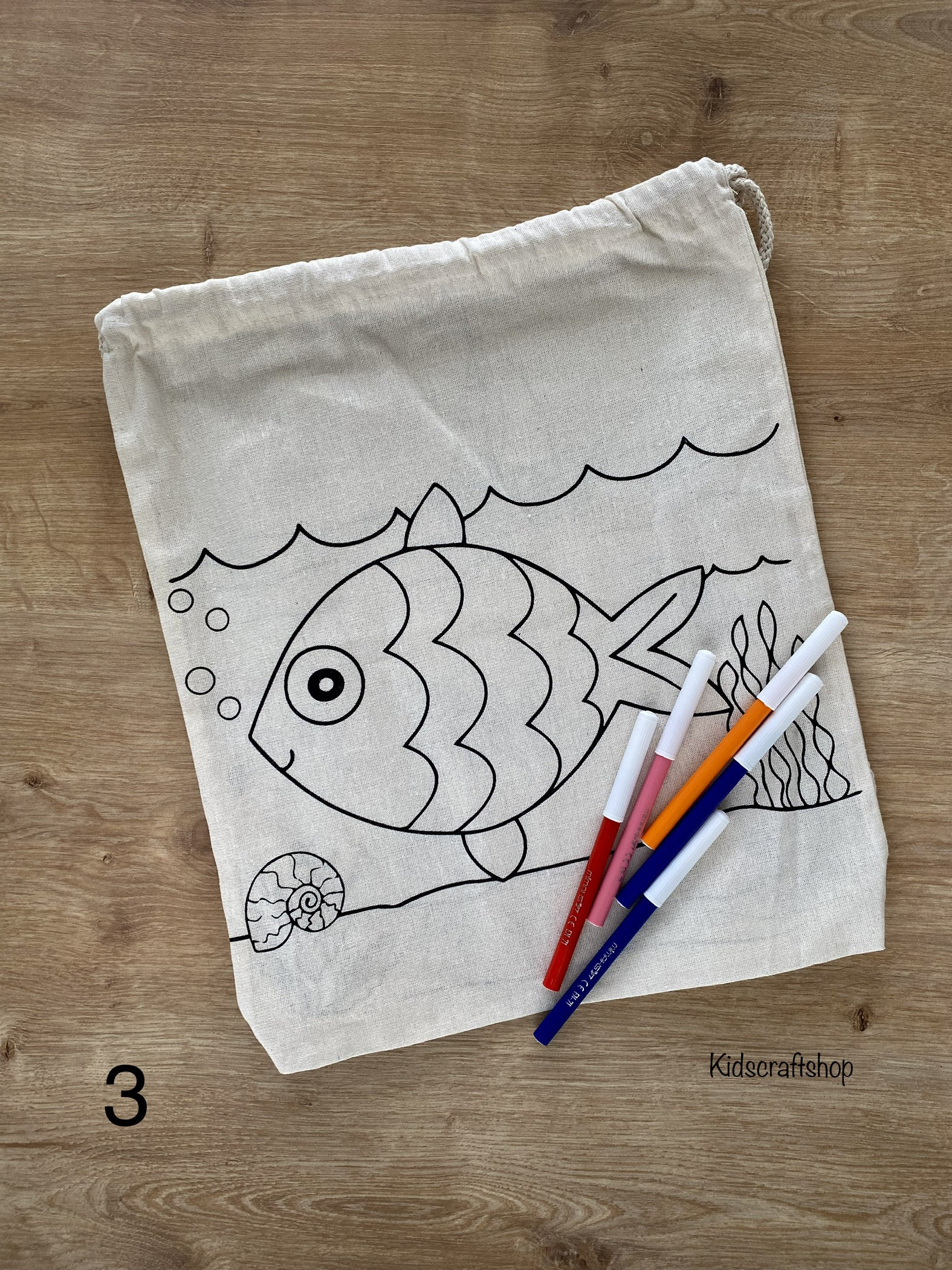 Color Your Own Bag/tote Bag Coloring Activity/kids Activites/kids Art ...