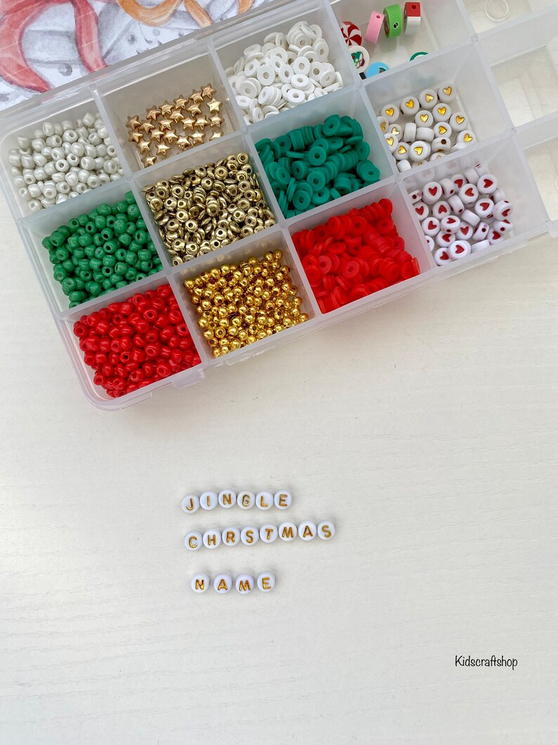 Christmas Kids Bracelet Making Kit/bracelet Kits for Girls/bracelet Kit ...