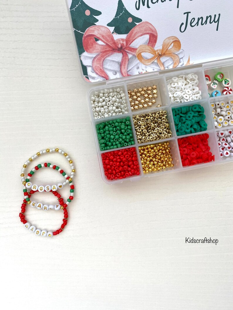Christmas Kids Bracelet Making Kit/bracelet Kits for Girls/bracelet Kit ...