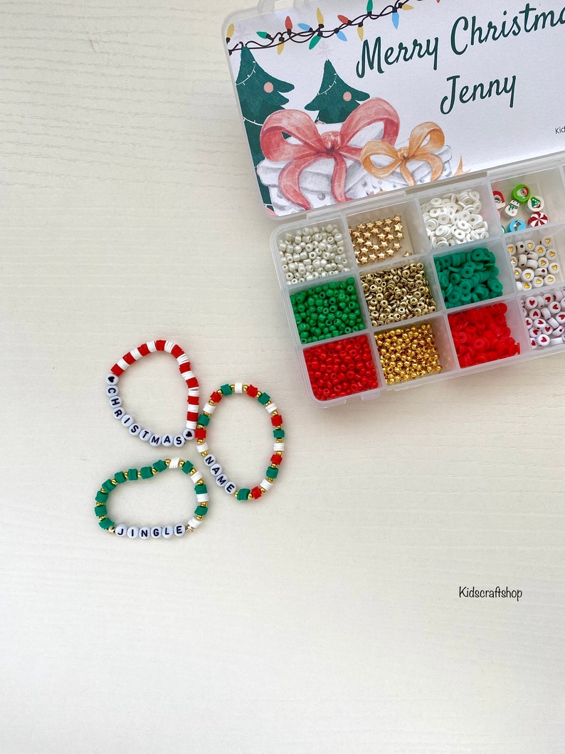 Christmas Kids Bracelet Making Kit/bracelet Kits for Girls/bracelet Kit ...