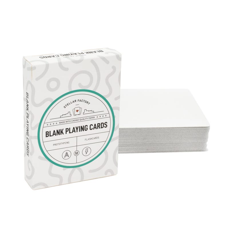 Blank Playing Cards - Etsy