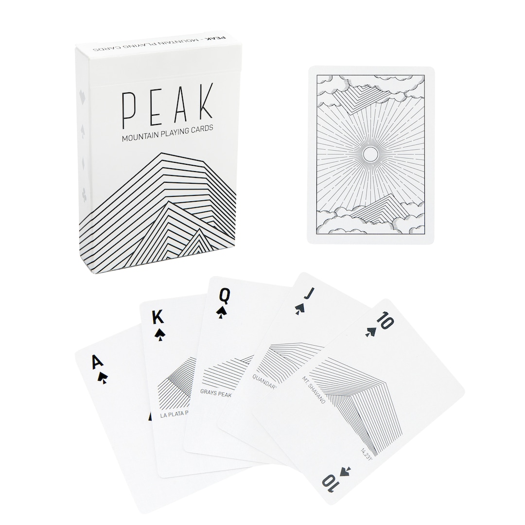 Peak: Mountain Playing Cards - Etsy