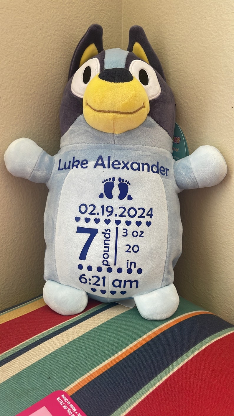 Bluey Birth Announcement - Etsy