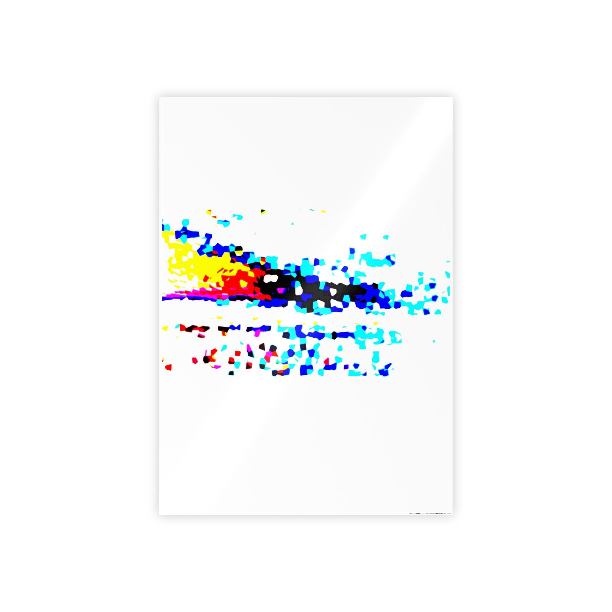 Pixelated Sunset Poster - Etsy