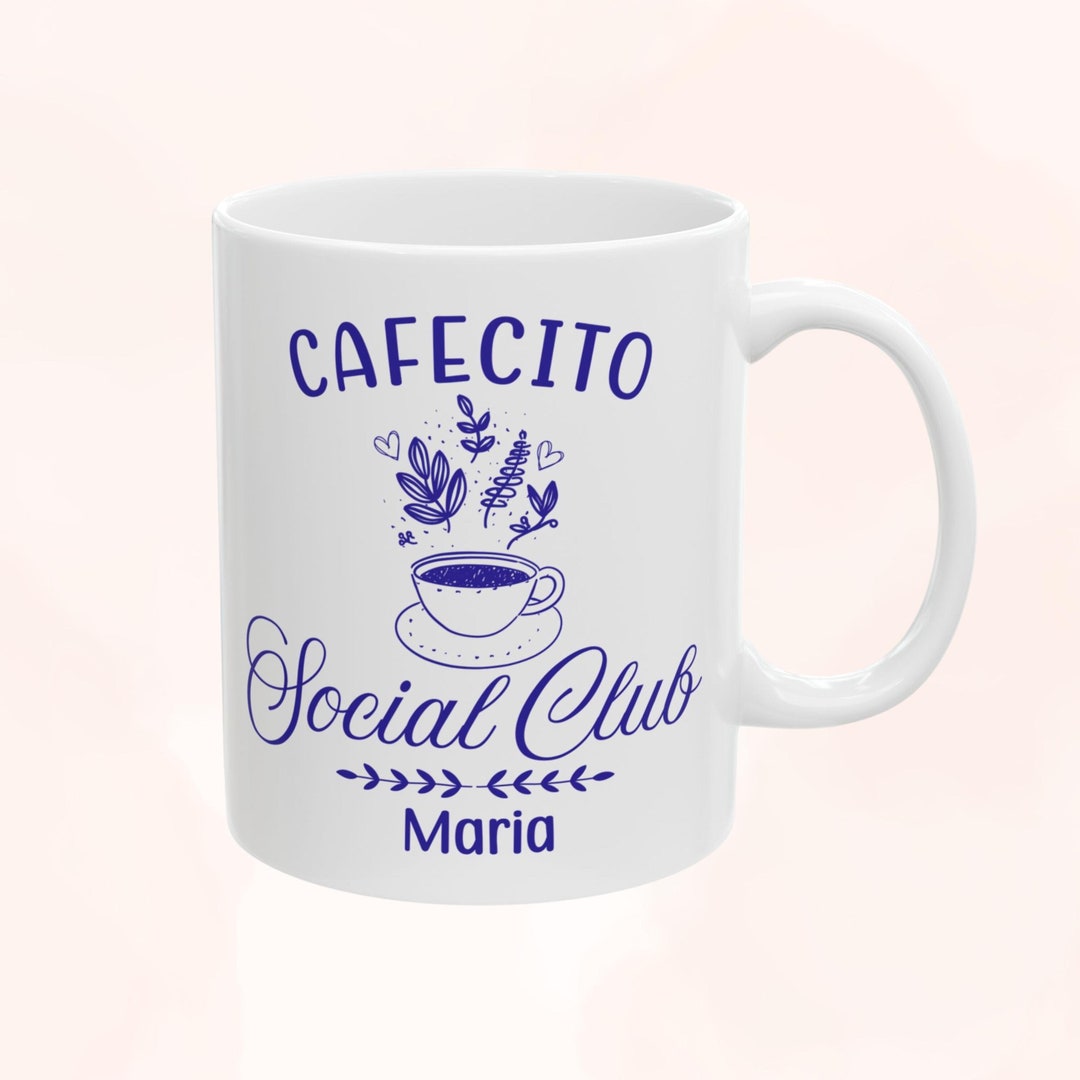 Personalized Cafecito Mug: Latina Coffee Gift, Custom Name - Etsy