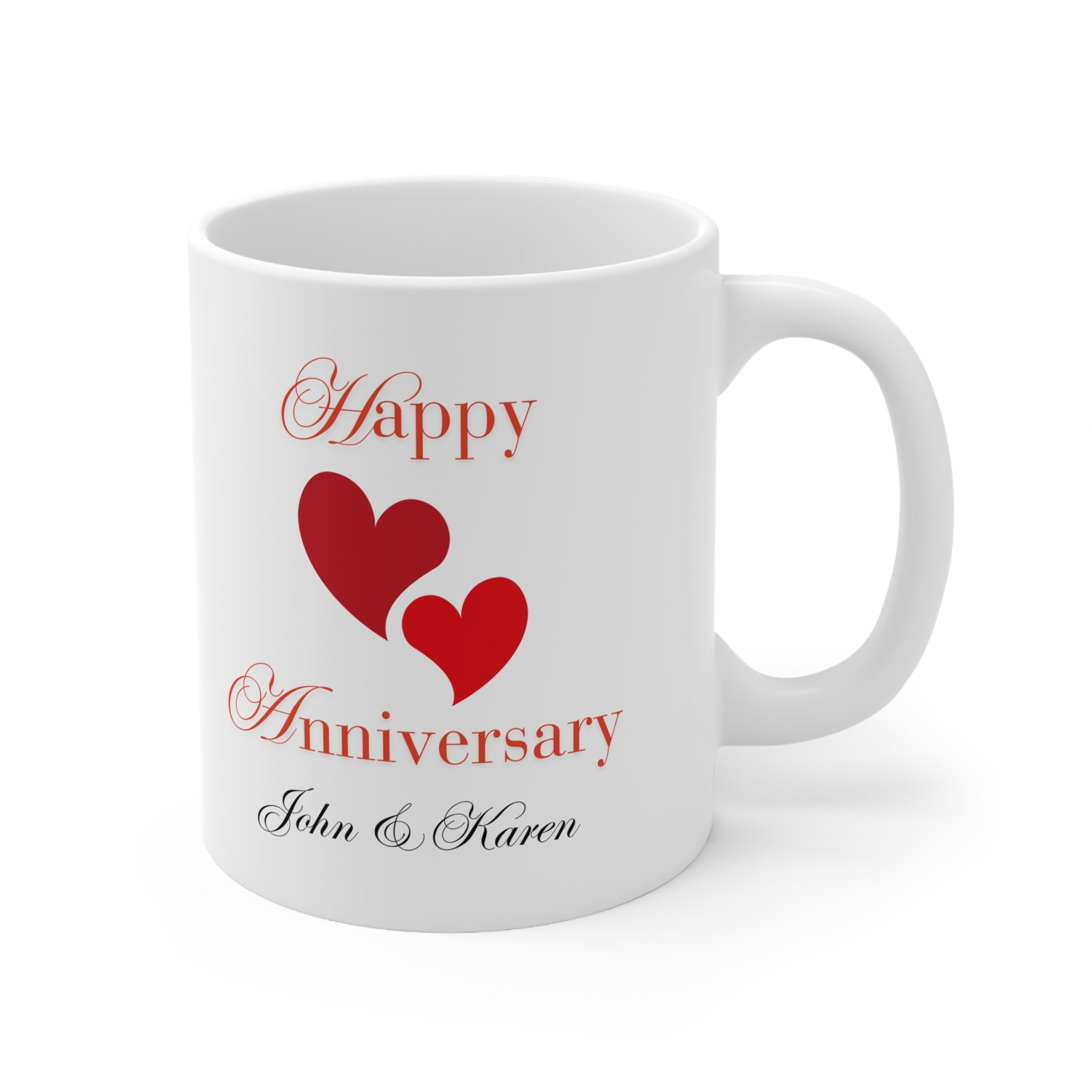 Happy Anniversary Mug, Mug for Anniversary, Mug for Lovers, Mugs for ...
