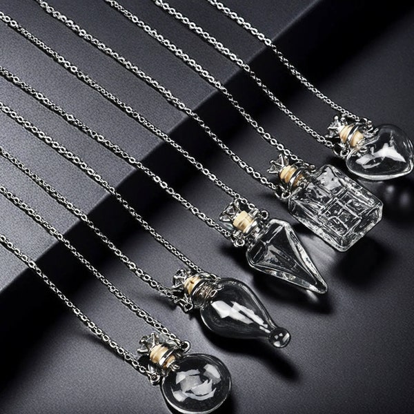 Glass Vial Pendant - Etsy