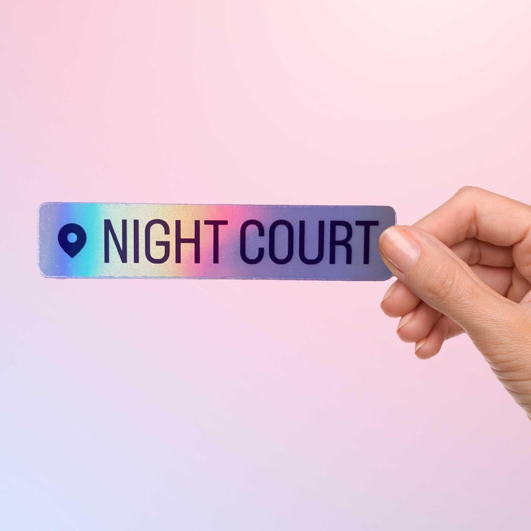 Night Court Sticker ACOTAR Decal for Romantasy Reader Merch for Sarah J ...