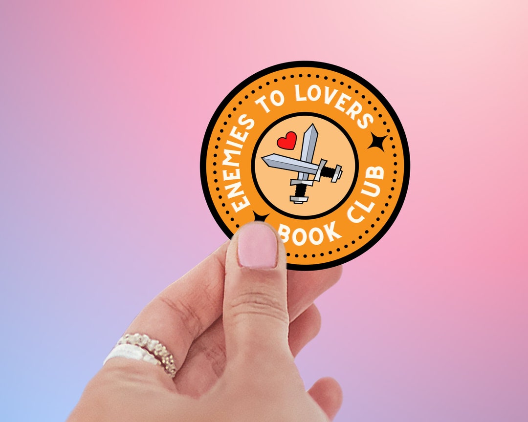 Enemies to Lovers Book Club Sticker Glossy or Holographic Book Lovers ...