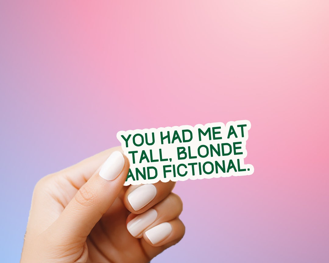 Draco Malfoy Fanfic Sticker tall, Blonde and Fictional Dramione - Etsy
