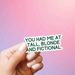 Draco Malfoy Fanfic Sticker tall, Blonde and Fictional Dramione - Etsy